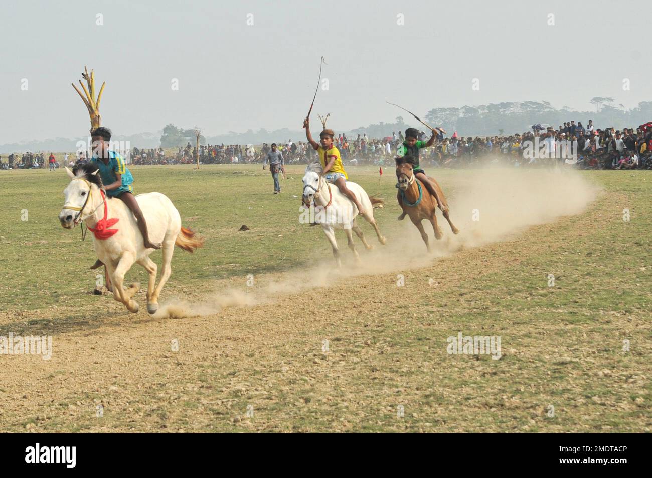 23 January 2023 in Sylhet-Bangladesh: A traditional Horse Race of ...