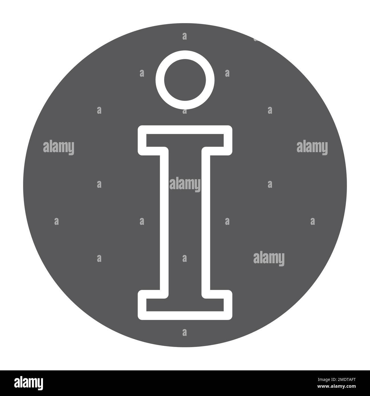Info glyph icon, help and inform, information sign, vector graphics, a ...
