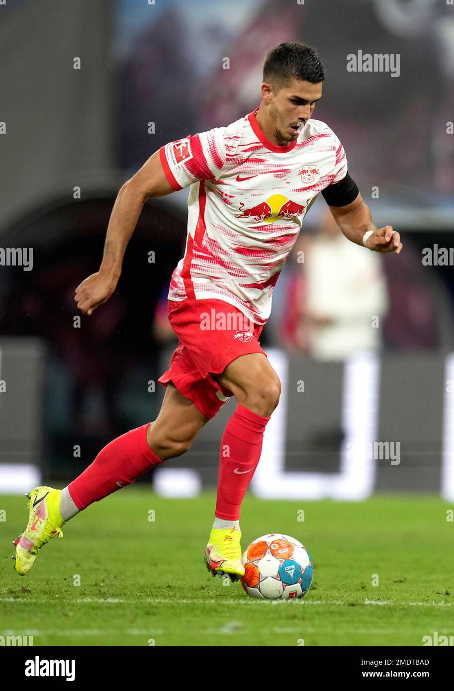 Leipzig's Andre Silva during the German Bundesliga soccer match between ...