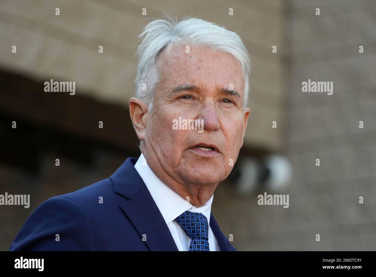Los Angeles County District Attorney George Gascon takes questions from ...