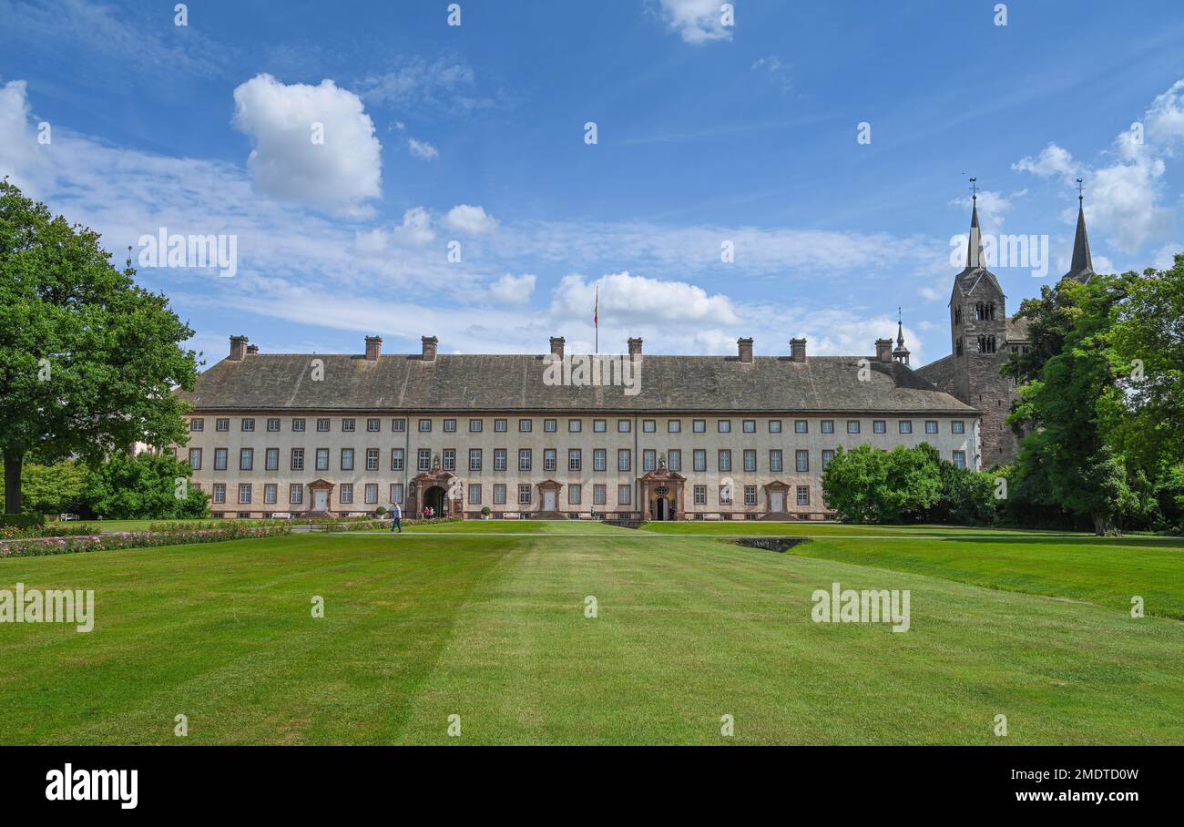 West wing, Carolingian west work, Benedictine Abbey Corvey, Hoexter ...