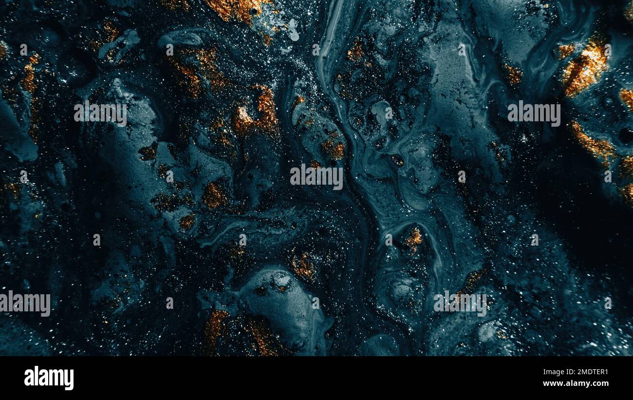 Sparkling ink wave acrylic fluid hi-res stock photography and images ...
