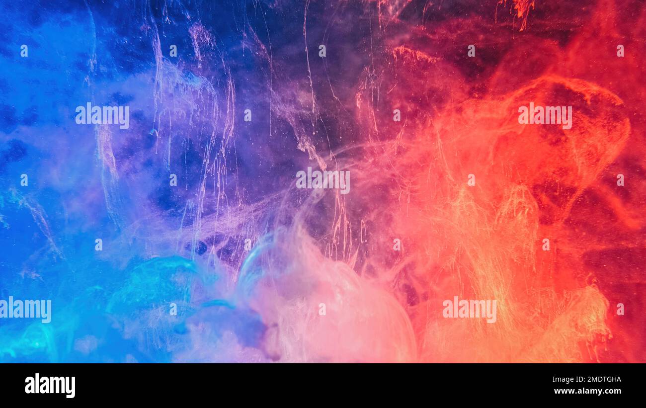 Color smoke abstract background blue red cloud Stock Photo - Alamy
