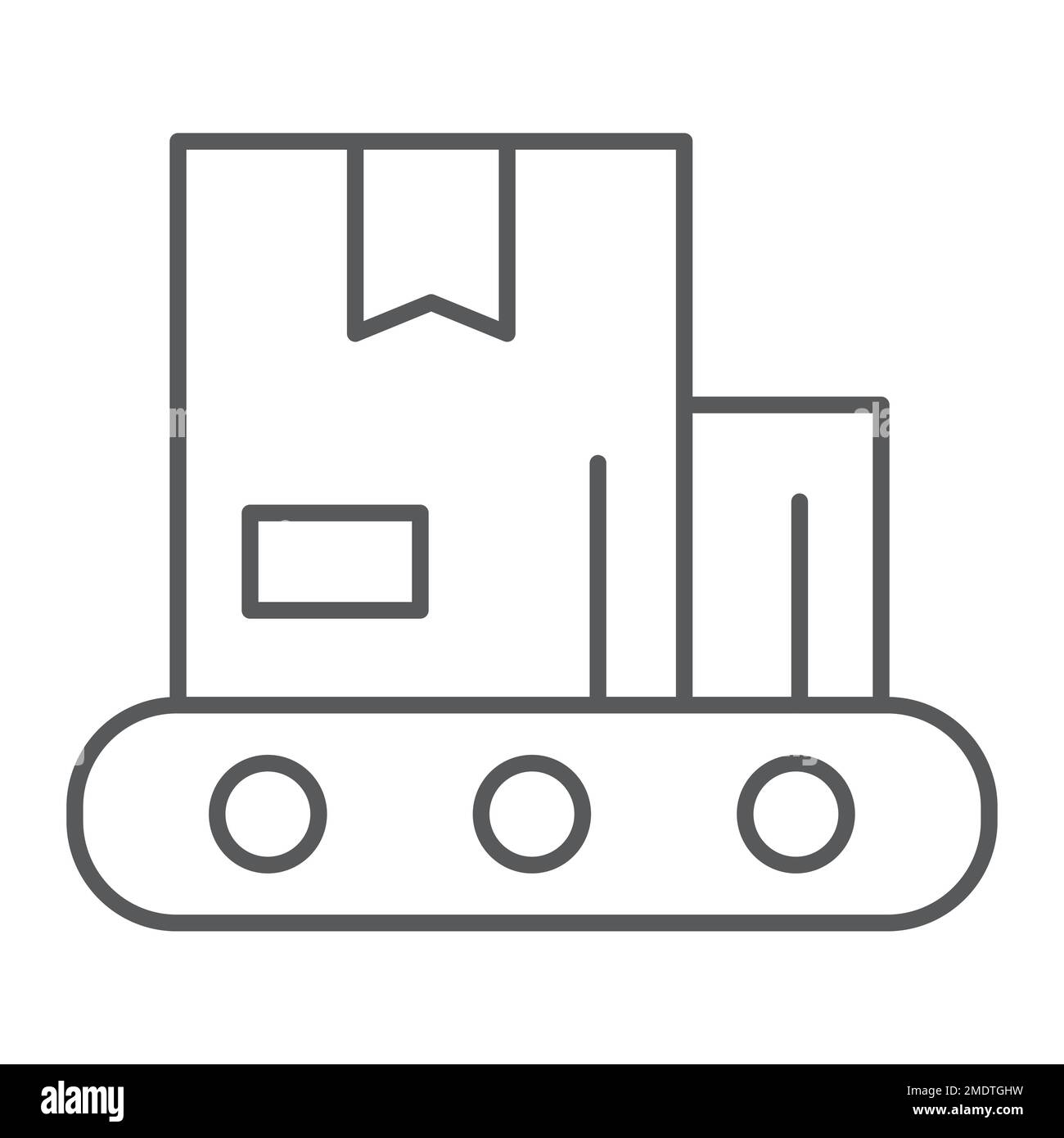 Vector illustration conveyor belt outline hi-res stock photography and ...