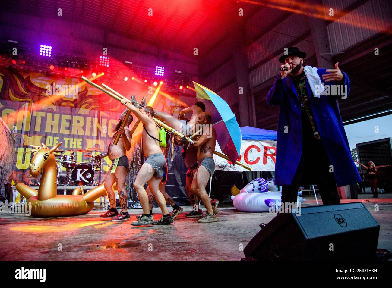 R.A. The Rugged Man performs at the 2021 Gathering of the Juggalos on ...