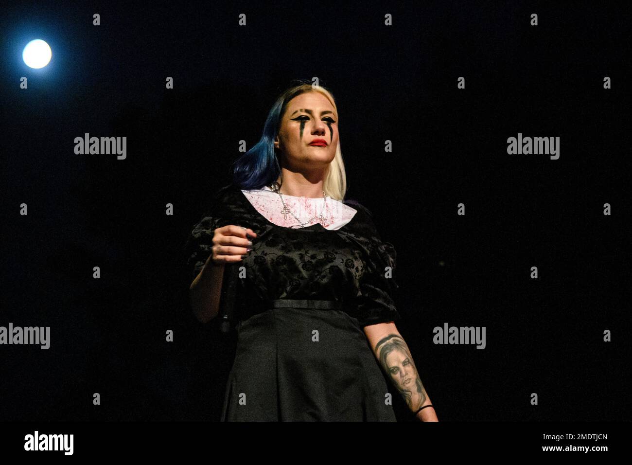 Blahzay Roze performs at the 2021 Gathering of the Juggalos on Thursday, August 19, 2021 at ...