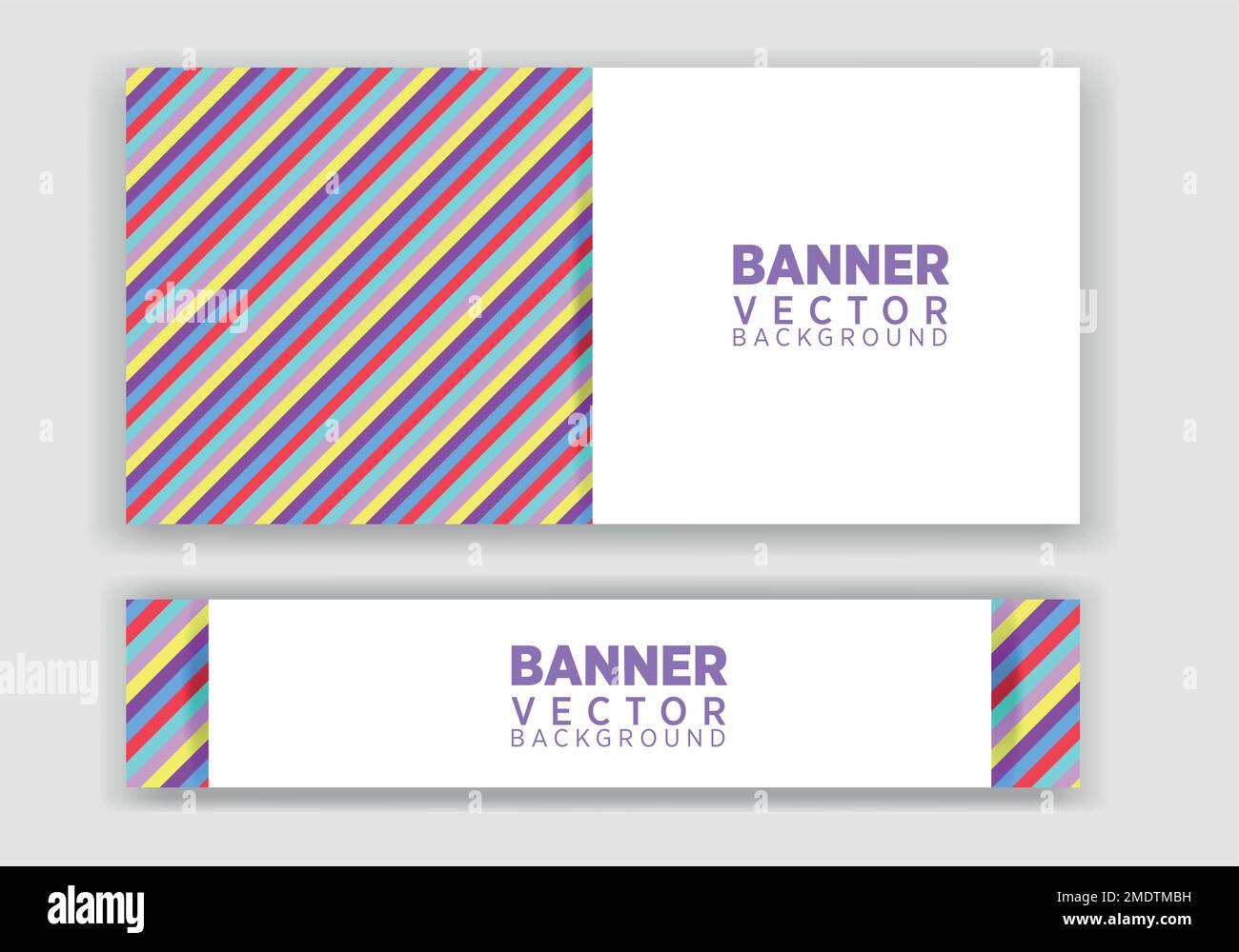 Vector abstract graphic design Banner. Vector horizontal banner ...