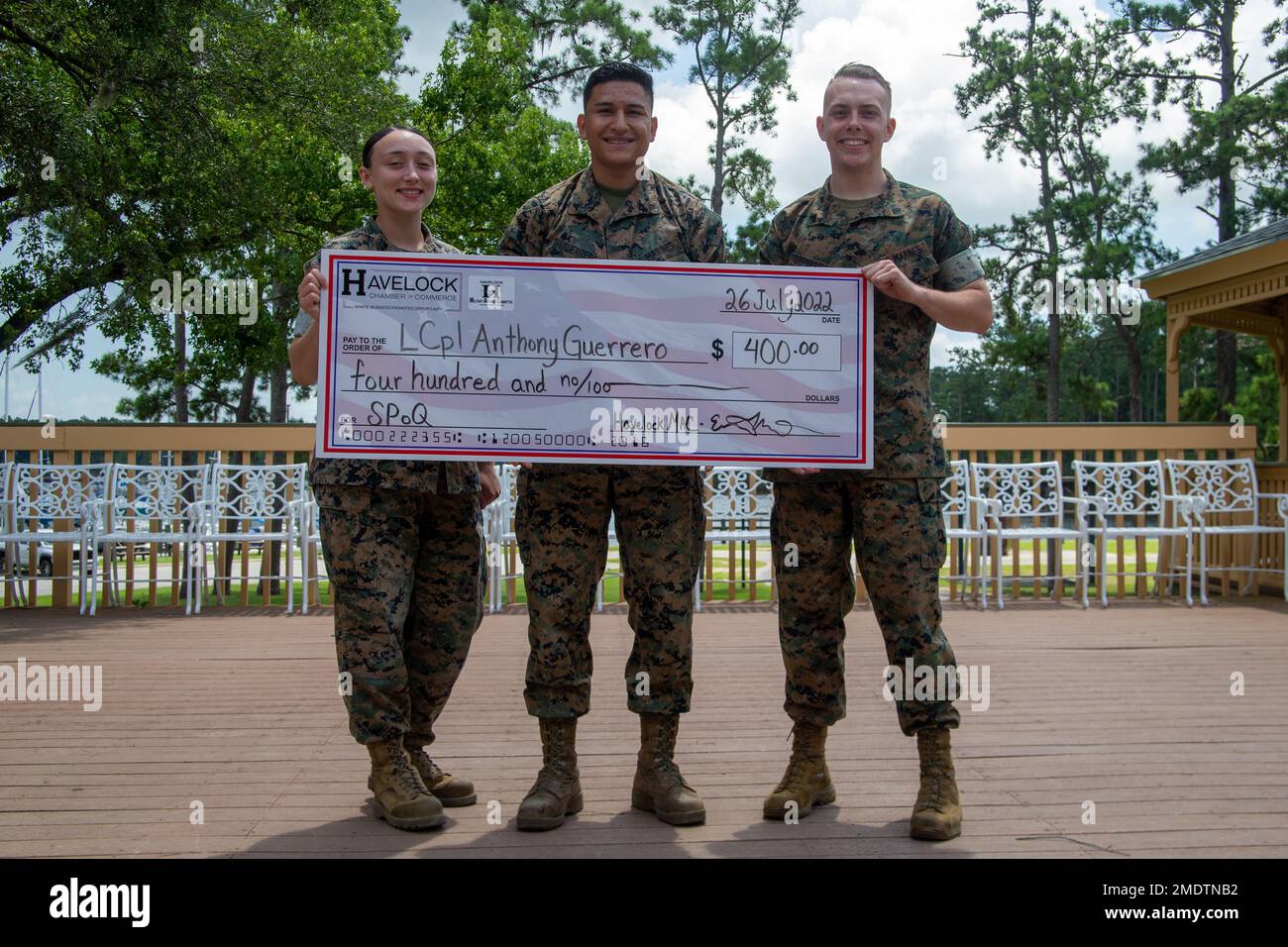 U.S. Marine Corps Lance Cpl. Lillian Price (left), Lance Cpl. Anthony ...