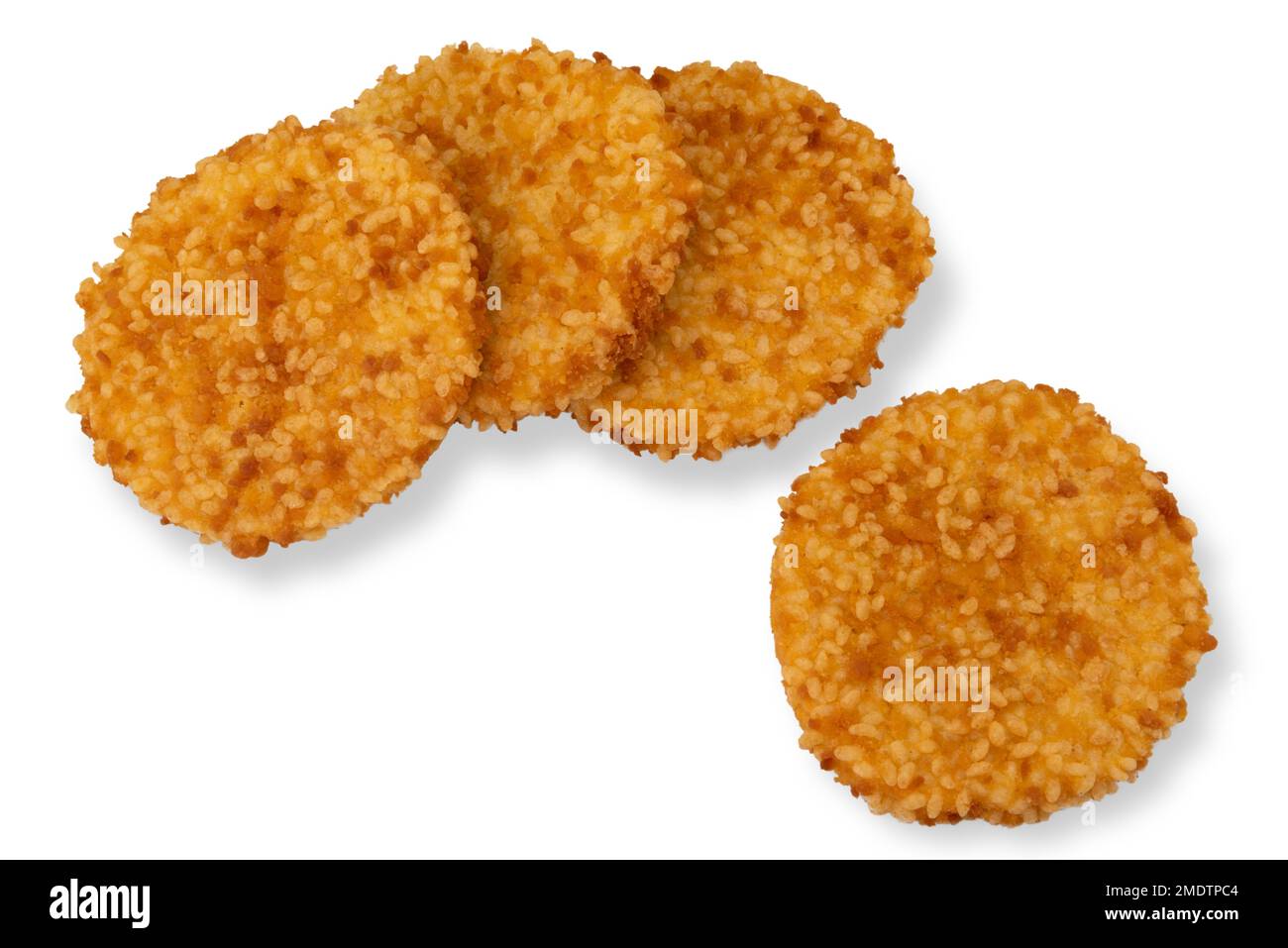 Crunchy chicken burger Cut Out Stock Images & Pictures - Alamy