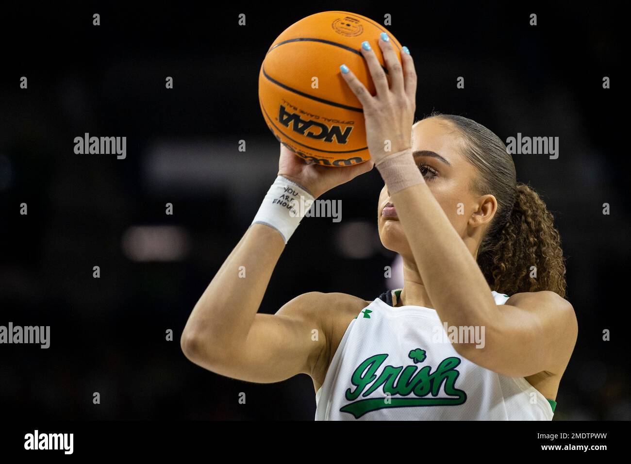January 22, 2023: Notre Dame forward Natalija Marshall (15) during NCAA ...