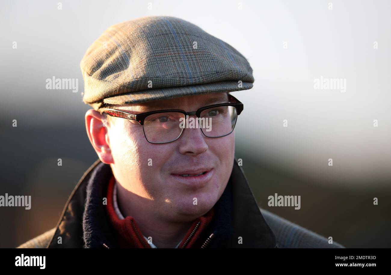 Trainer Scott Dixon at Southwell Racecourse, Nottinghamshire. Picture ...