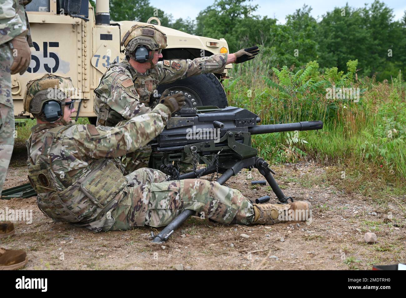 U.S. Air Force members of the 219th Security Forces Squadron Tech. Sgt ...