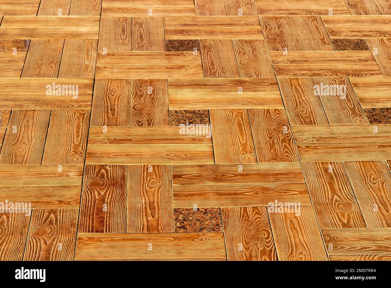 Texture of brown wooden parquet lit by the sun Stock Photo - Alamy