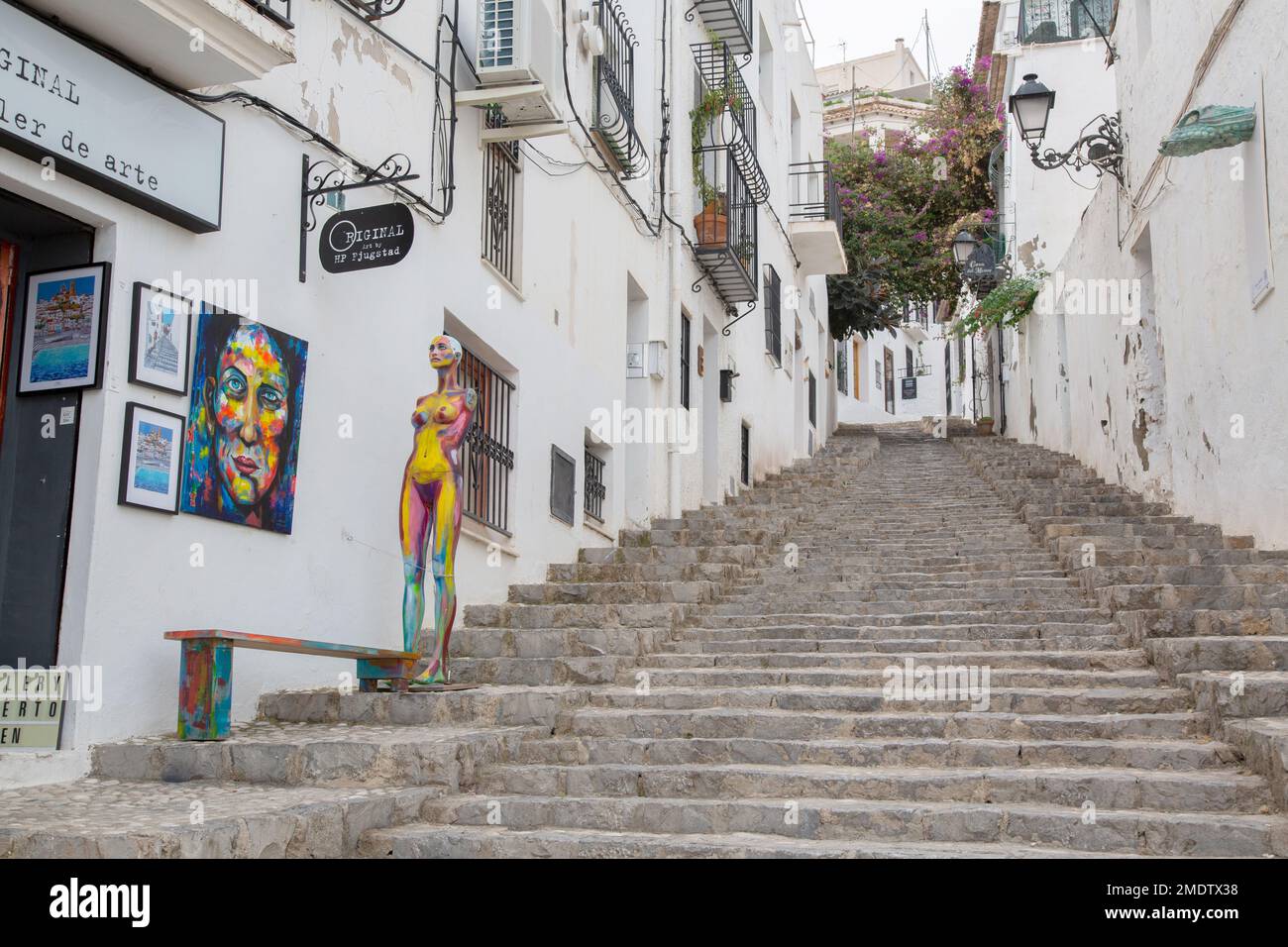 Original Art Gallery; Mestre la Musica Street; Altea; Alicante; Spain ...