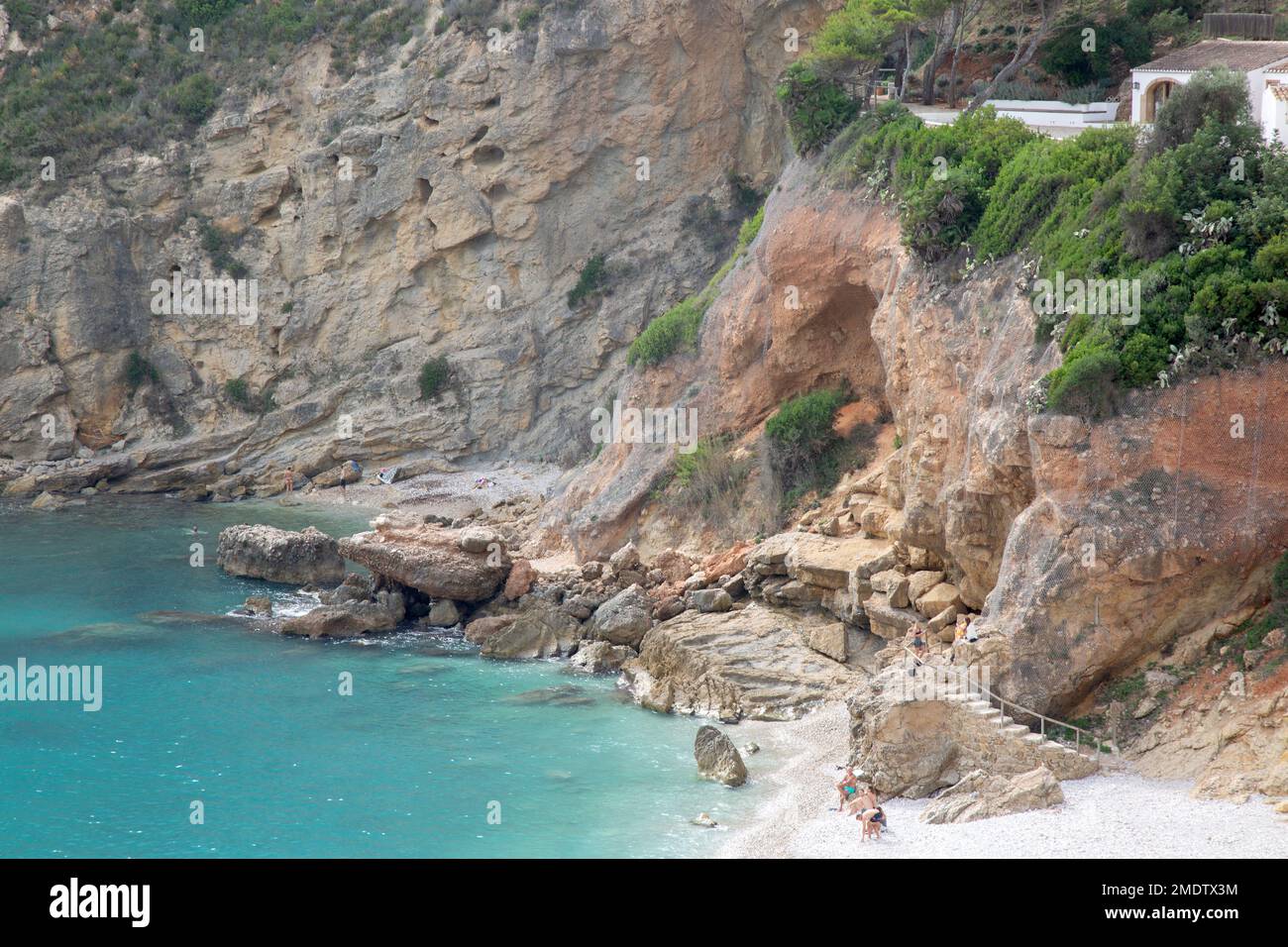 Landscape of Granadella Cove Beach; Alicante; Spain Stock Photo - Alamy