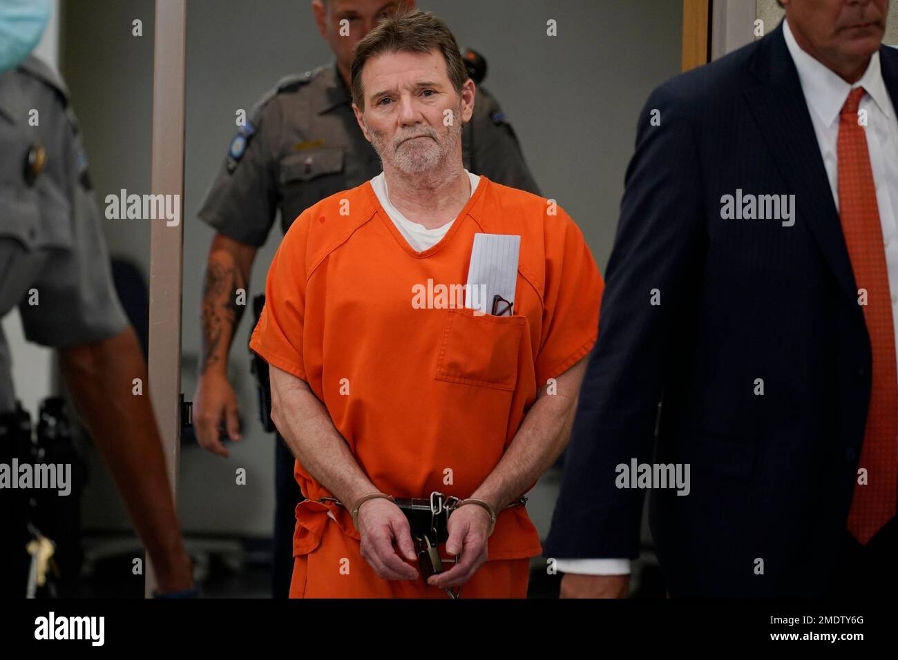 Max Townsend arrives for his sentencing Thursday, Aug. 19, 2021, in ...