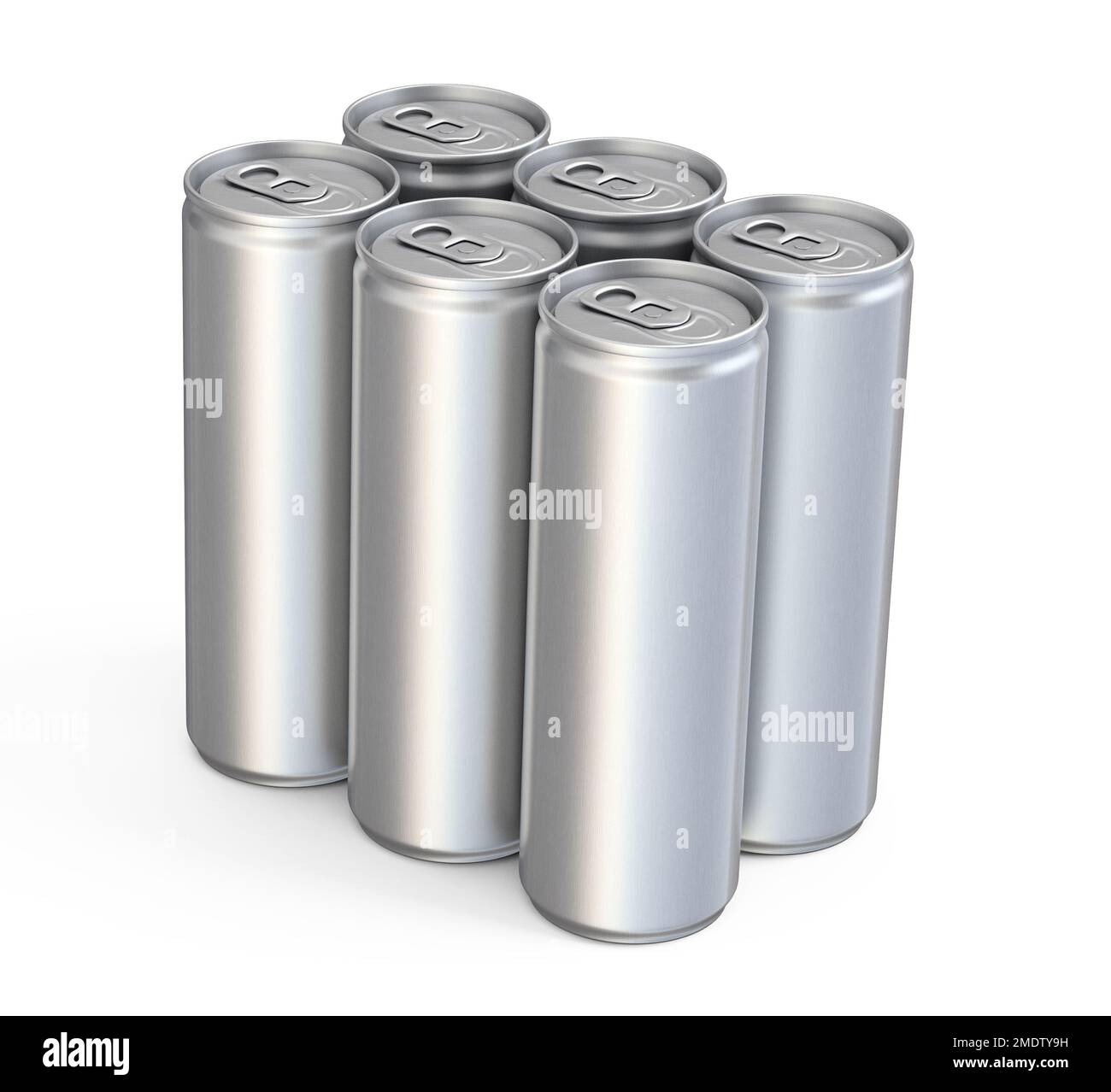 3d render energy drinks cans (clipping path Stock Photo - Alamy