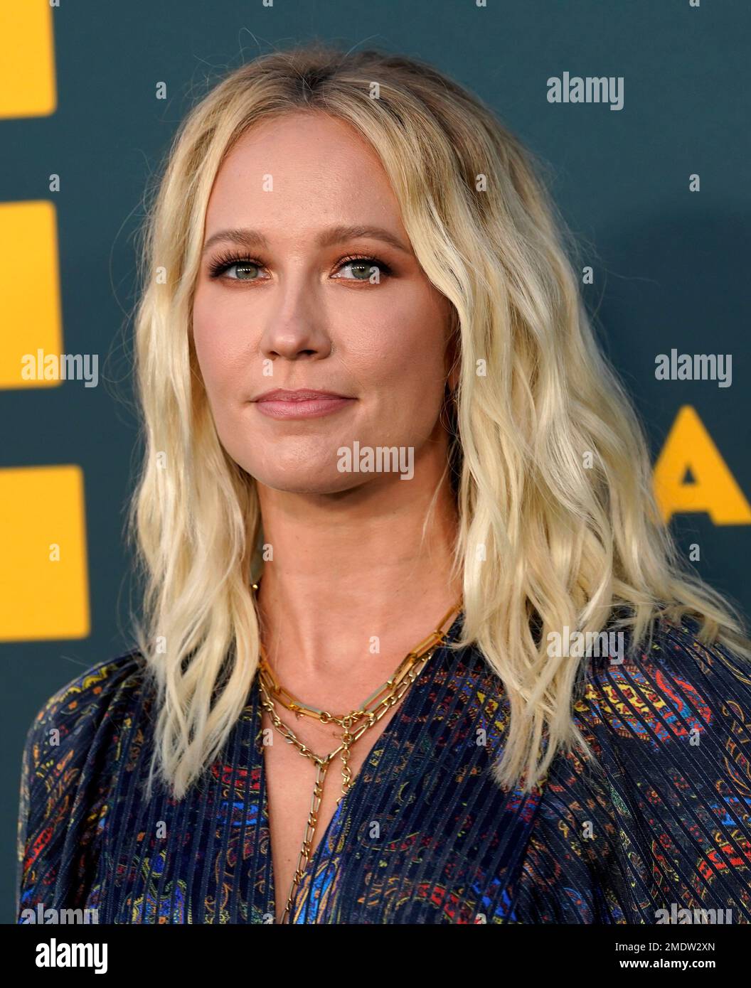Actress Anna Camp poses before a special screening of the film "Annette ...