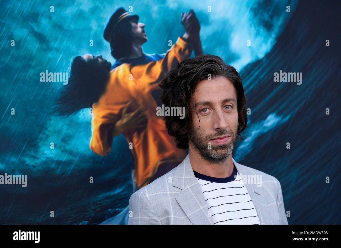Simon Helberg, a cast member in "Annette," poses before a special ...