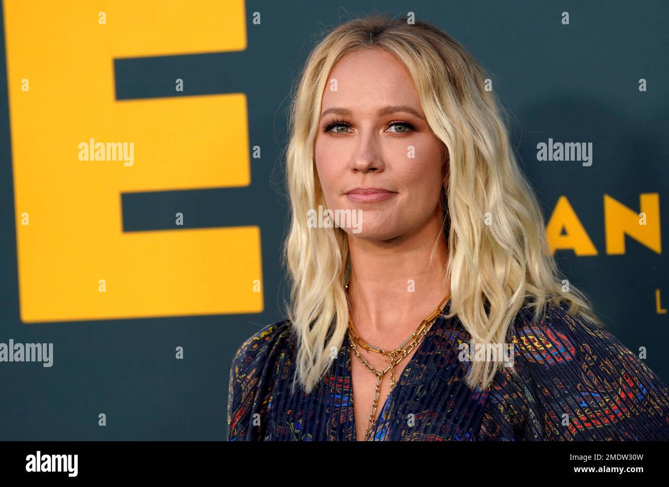 Actress Anna Camp poses before a special screening of the film "Annette ...