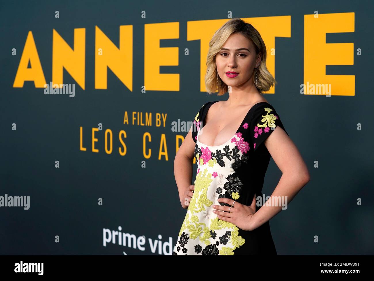 Actress Maria Bakalova poses at a special screening of the film ...