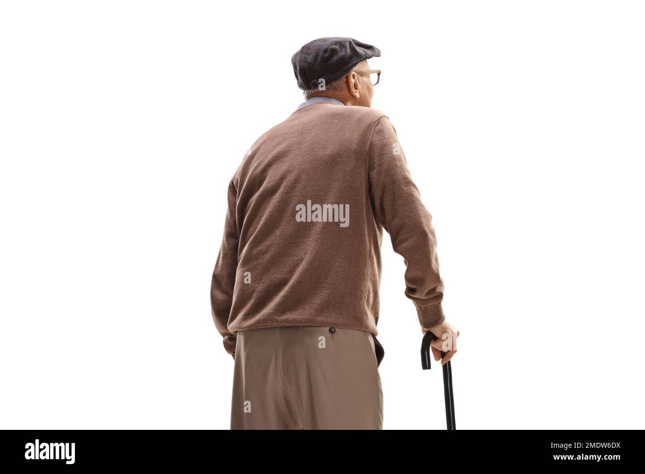 Elderly Man Standing Handsome Elderly Man Standing, Handsome Elderly