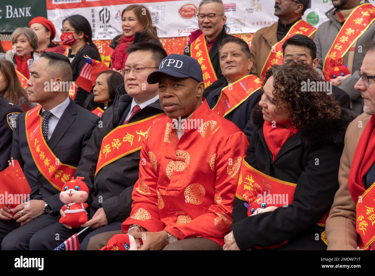 New York City Mayor Eric Adams attends the Better Chinatown USA's Lunar ...