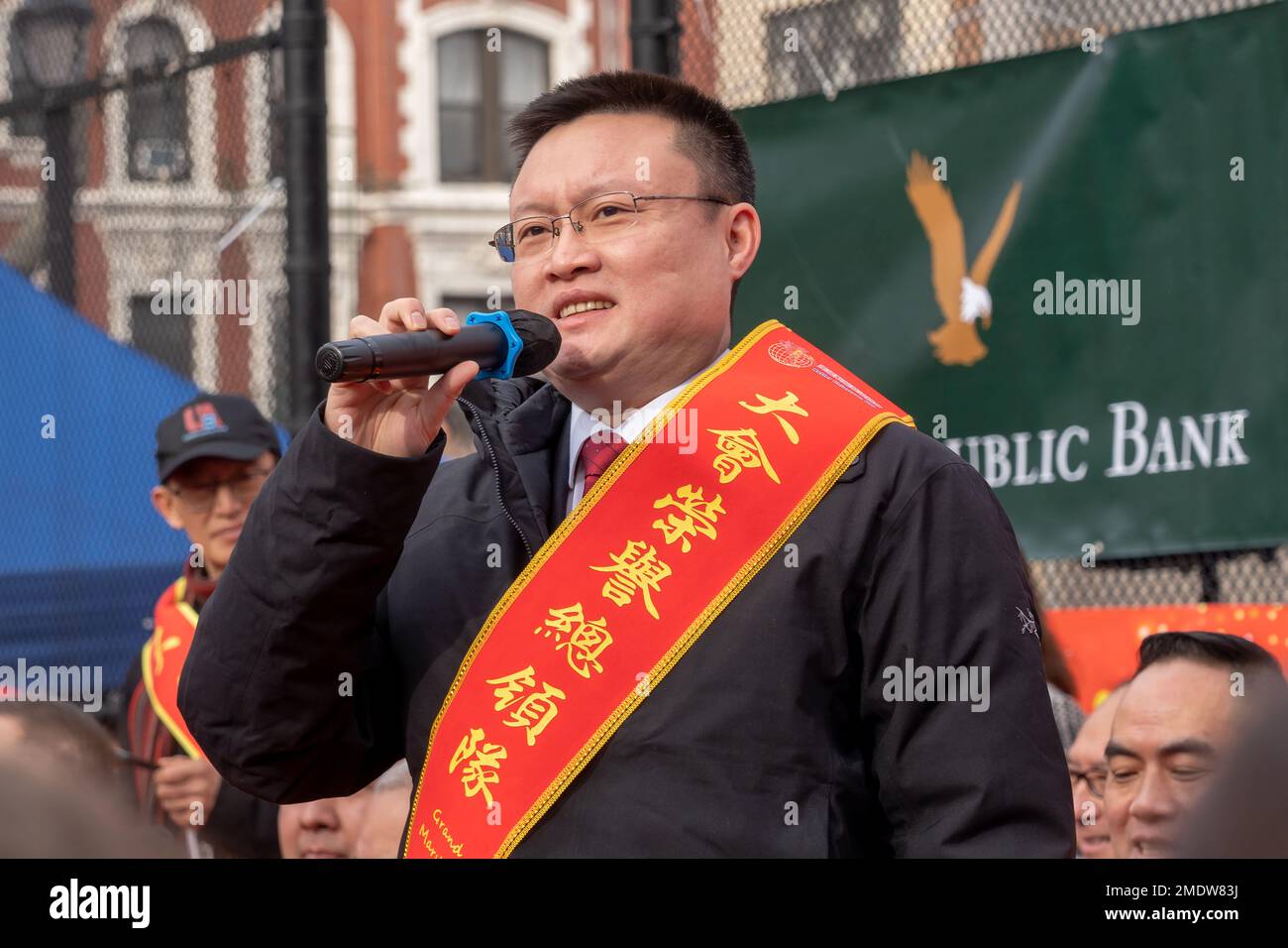 Chinese Consul General in New York Huang Ping speaks at the Better ...