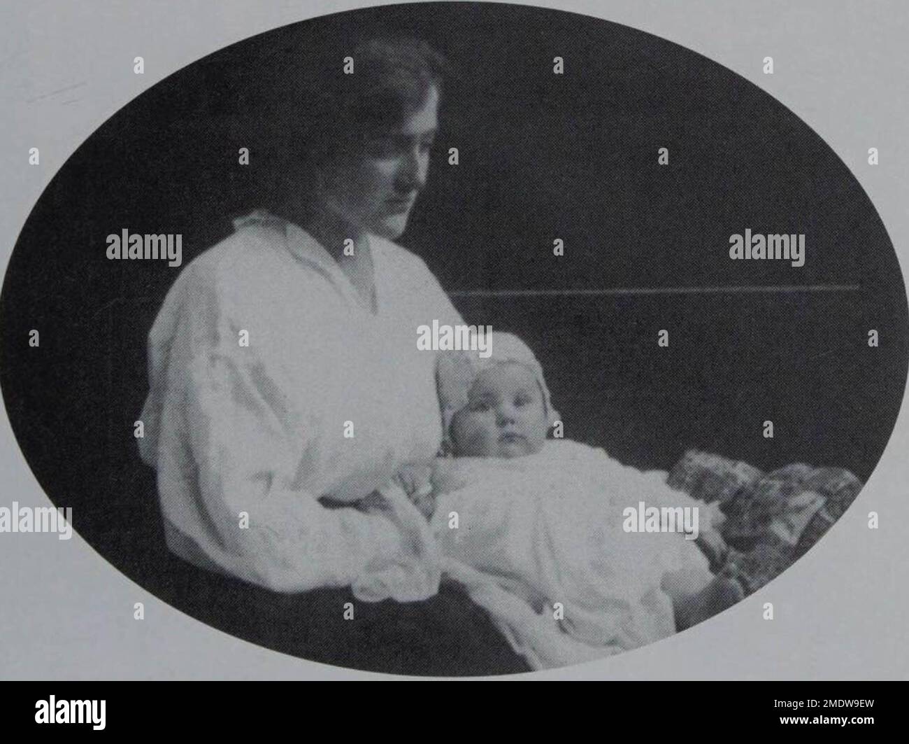 Portrait of Rosalind Baynes with daughter Bridget Stock Photo - Alamy