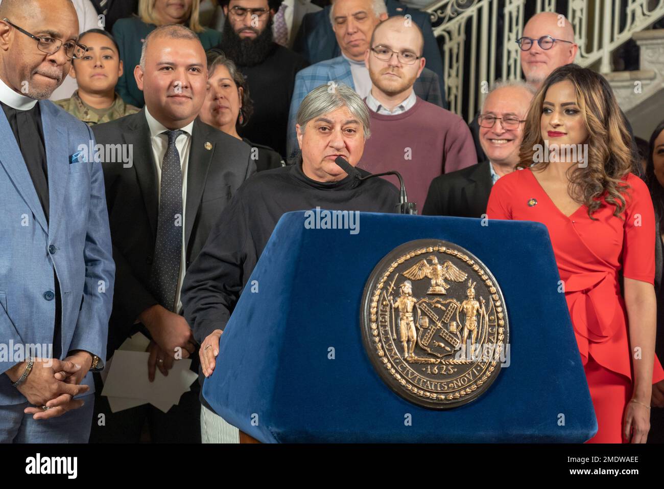 New York, United States. 22nd Jan, 2023. Reverend Dr. Terry Troia ...