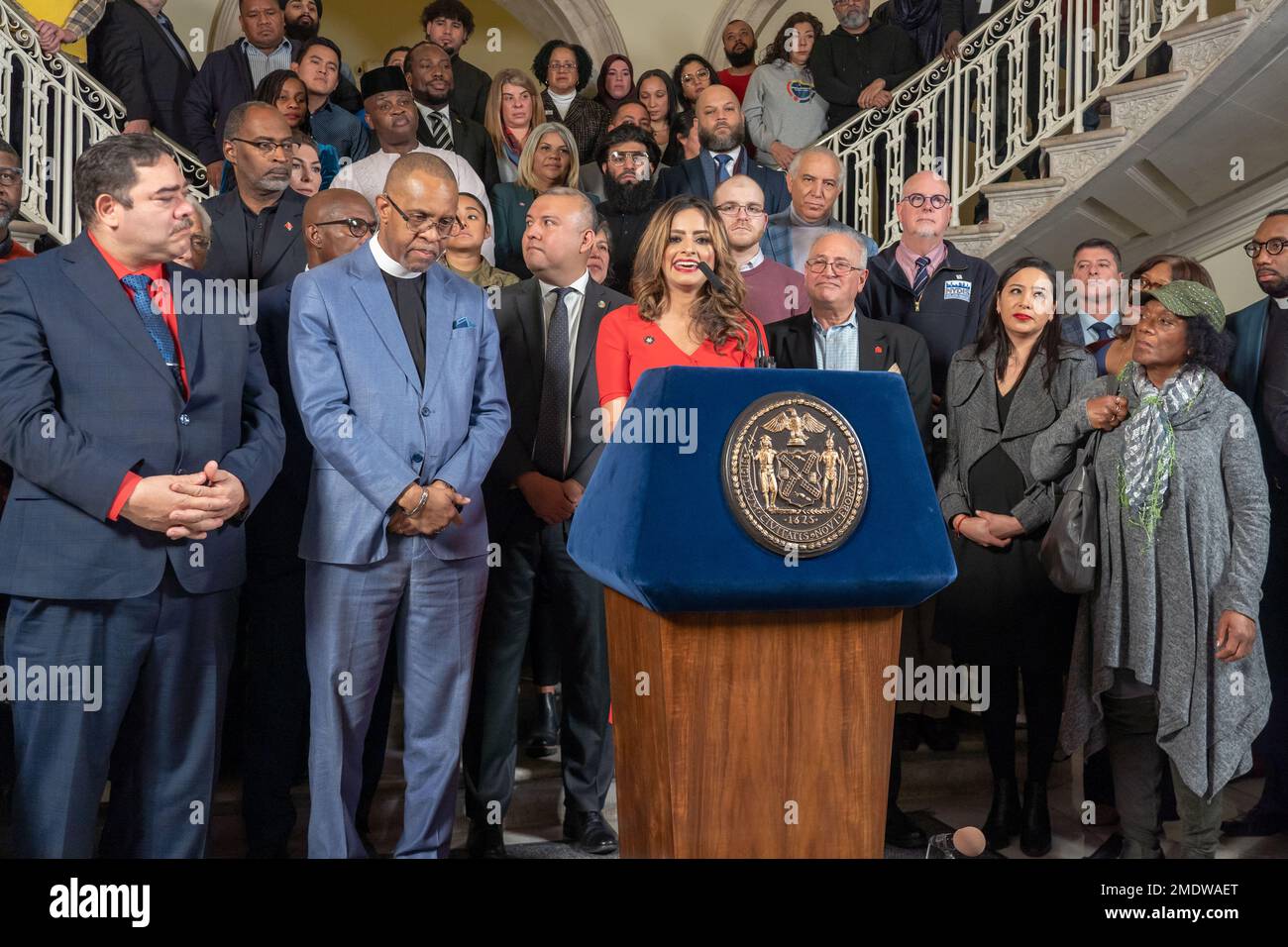 New York, United States. 22nd Jan, 2023. New York State Assembly member ...