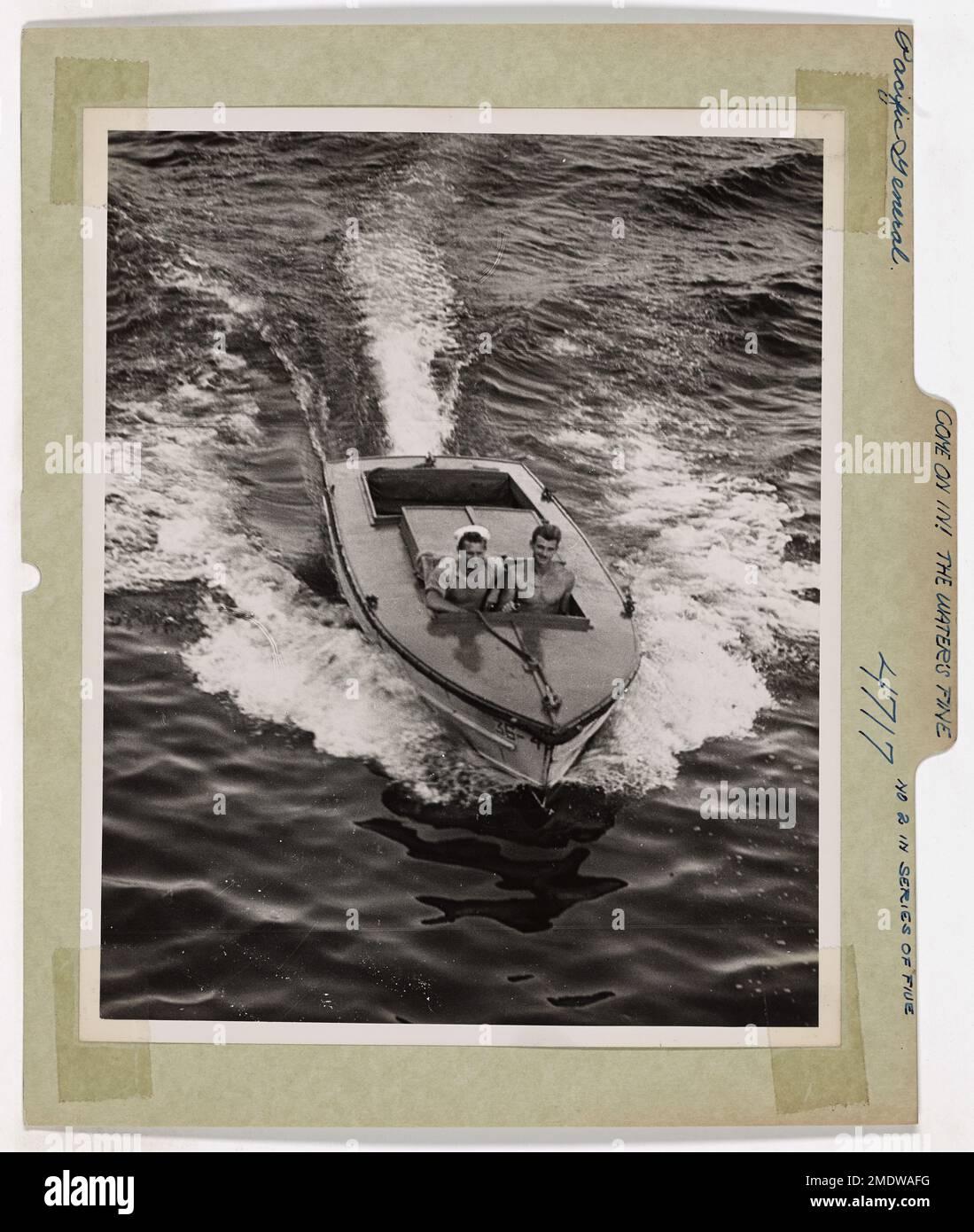 This photograph captures a small craft, once used as a Japanese suicide ...