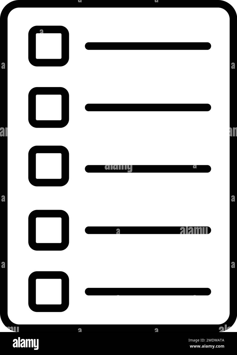 Document vector icon, Text page , Paper sign, Note page of book Stock ...