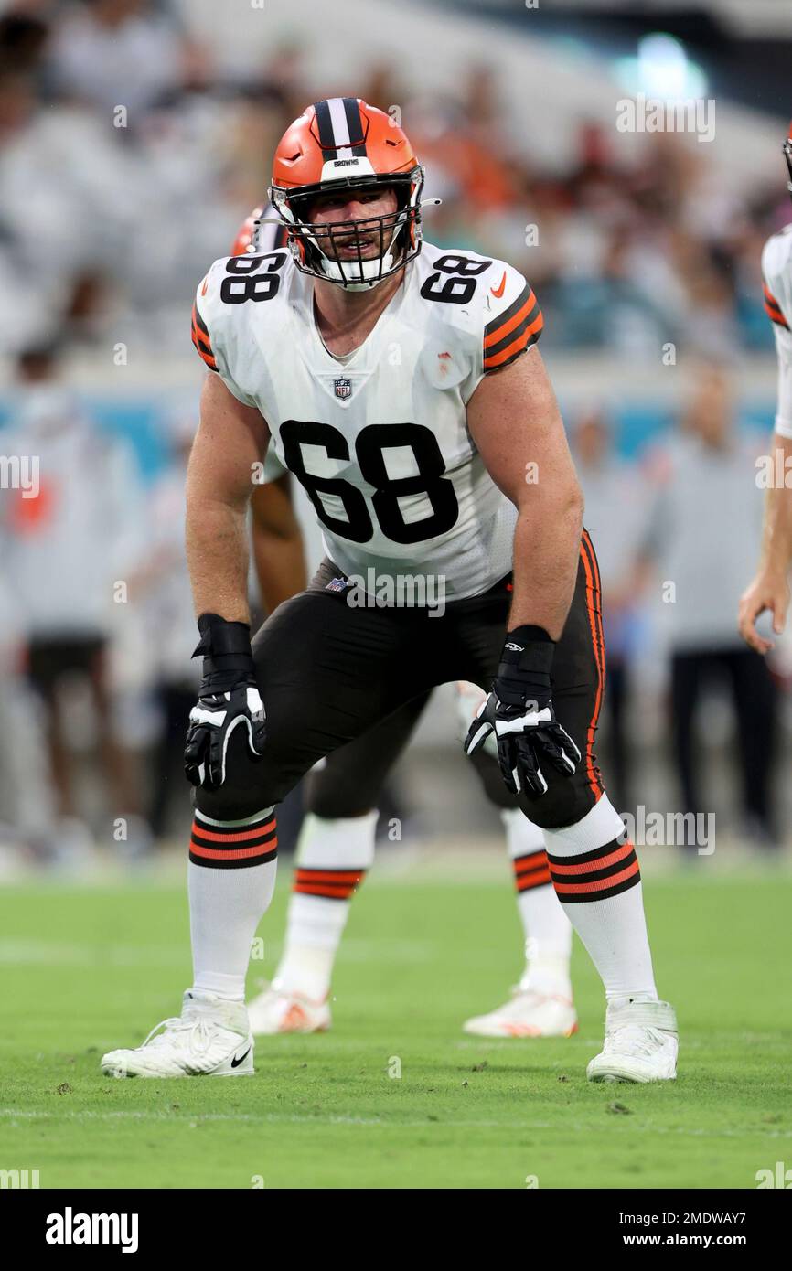 Cleveland Browns guard Michael Dunn (68) during a pre-season NFL ...