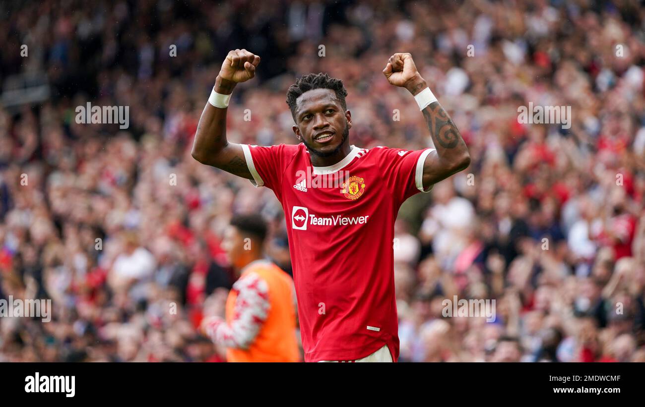 Manchester United's Fred during the English Premier League soccer match ...