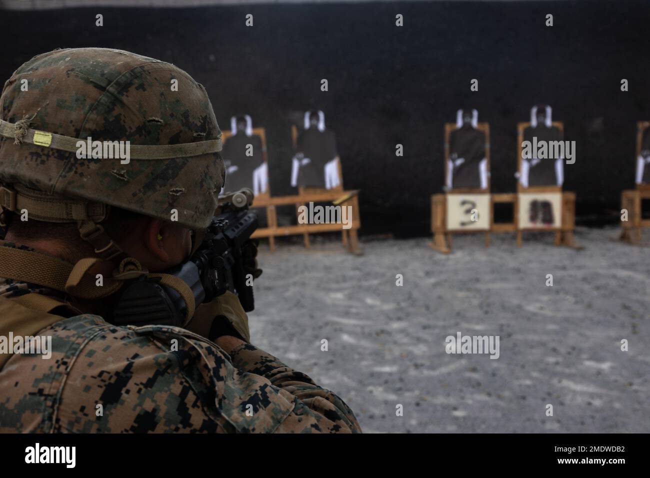 U.S. Marine Corps Lance Cpl. Ikeem Clay, a rifleman with 3d Battalion ...