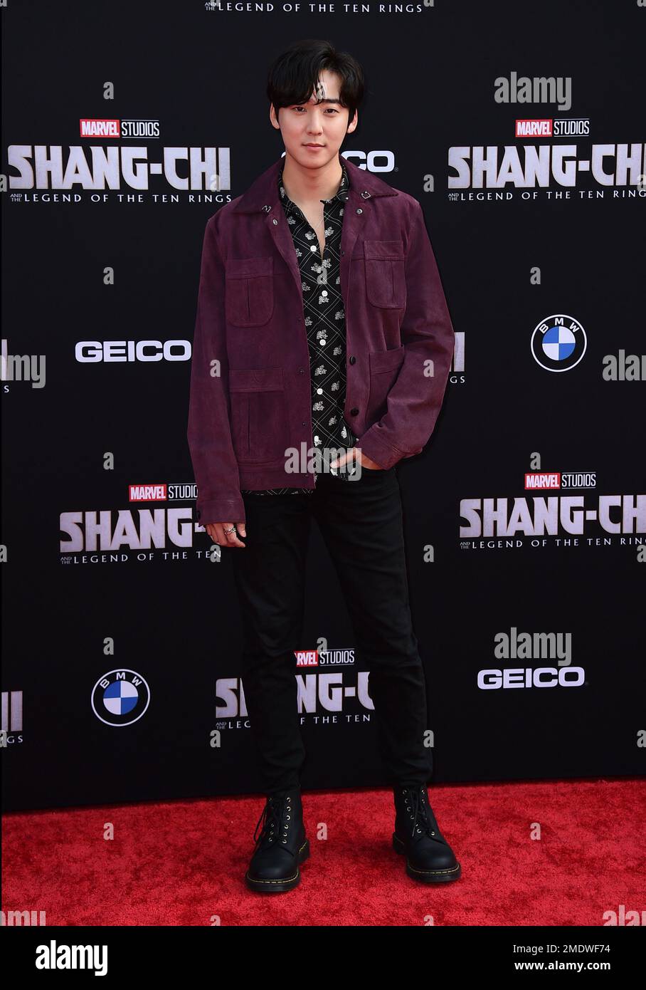 Kevin Woo arrives at the premiere of "Shang-Chi and the Legend of the ...