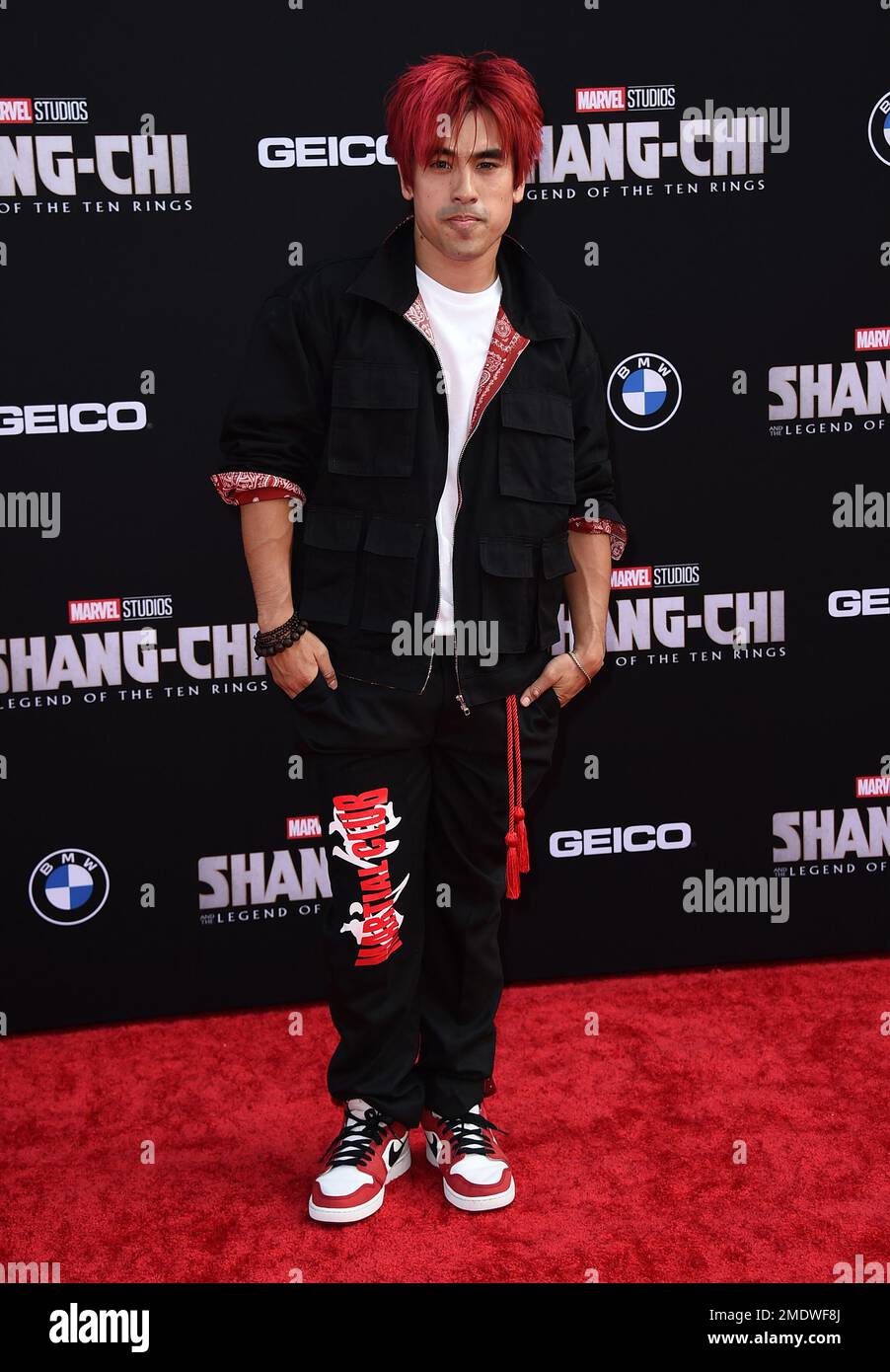 Andy Le arrives at the premiere of "Shang-Chi and the Legend of the Ten ...