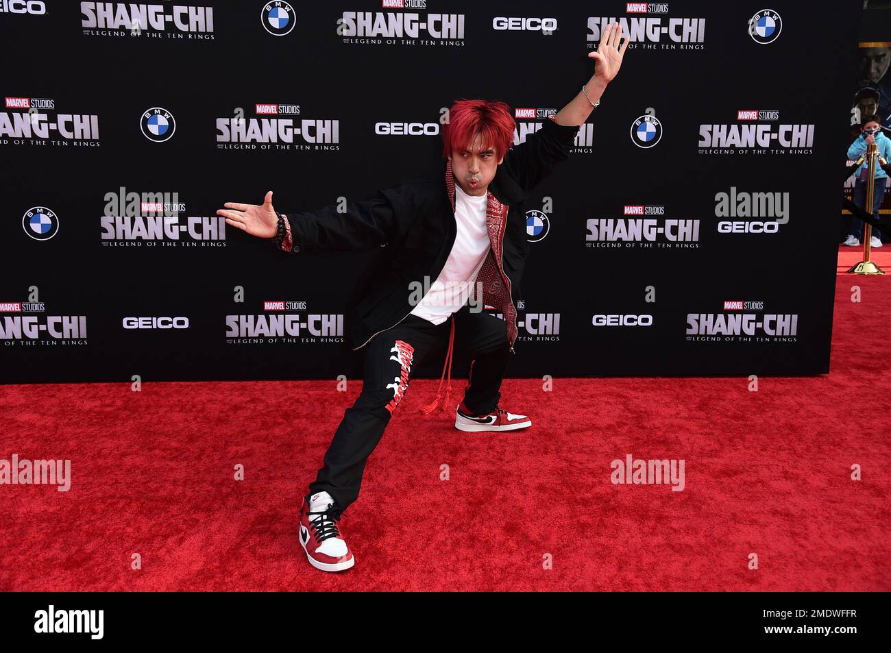 Cast member Andy Le arrives at the premiere of "Shang-Chi and the ...