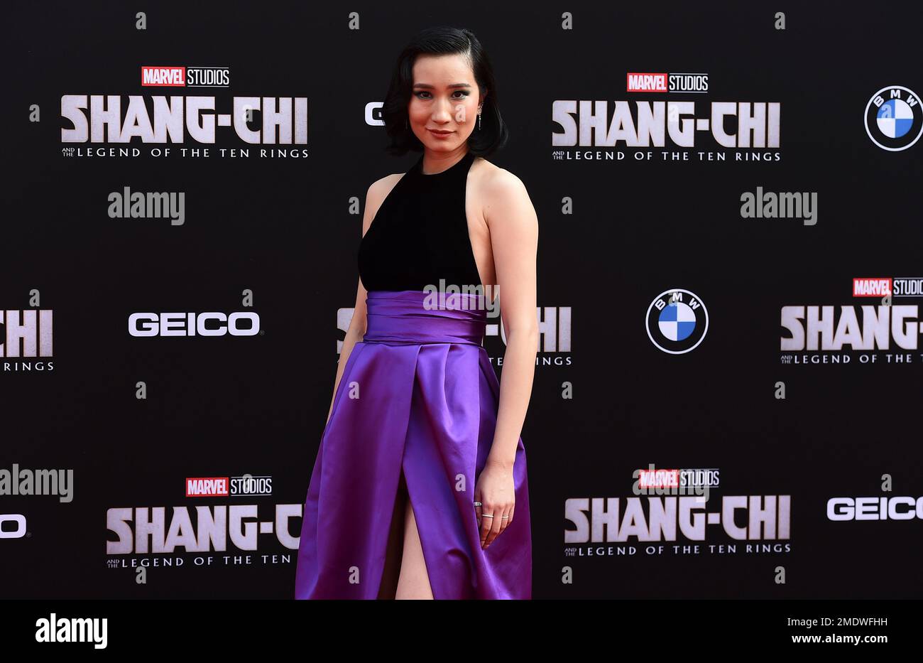 Cast member Meng'er Zhang arrives at the premiere of "Shang-Chi and the ...