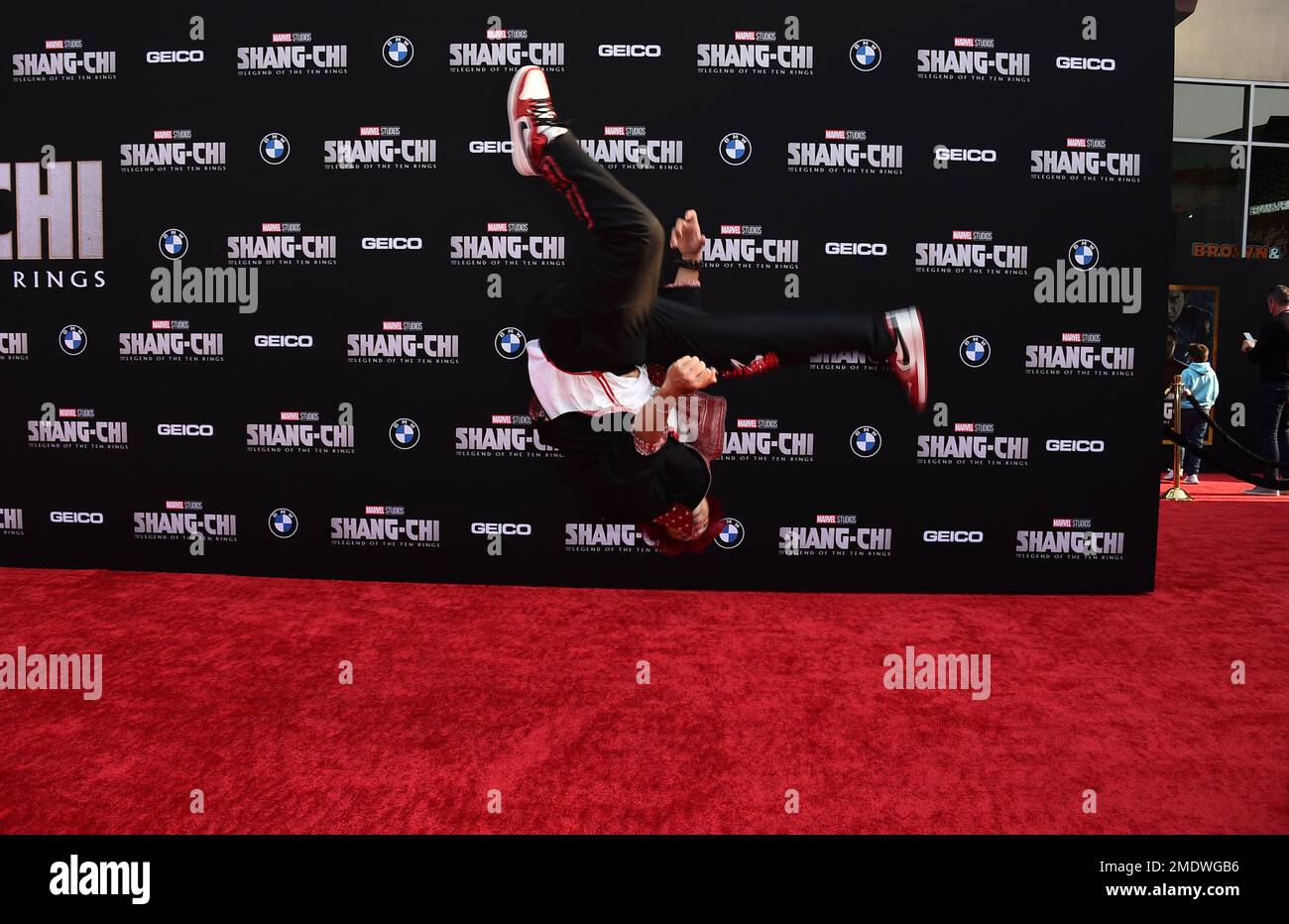 Cast member Andy Le arrives at the premiere of "Shang-Chi and the ...