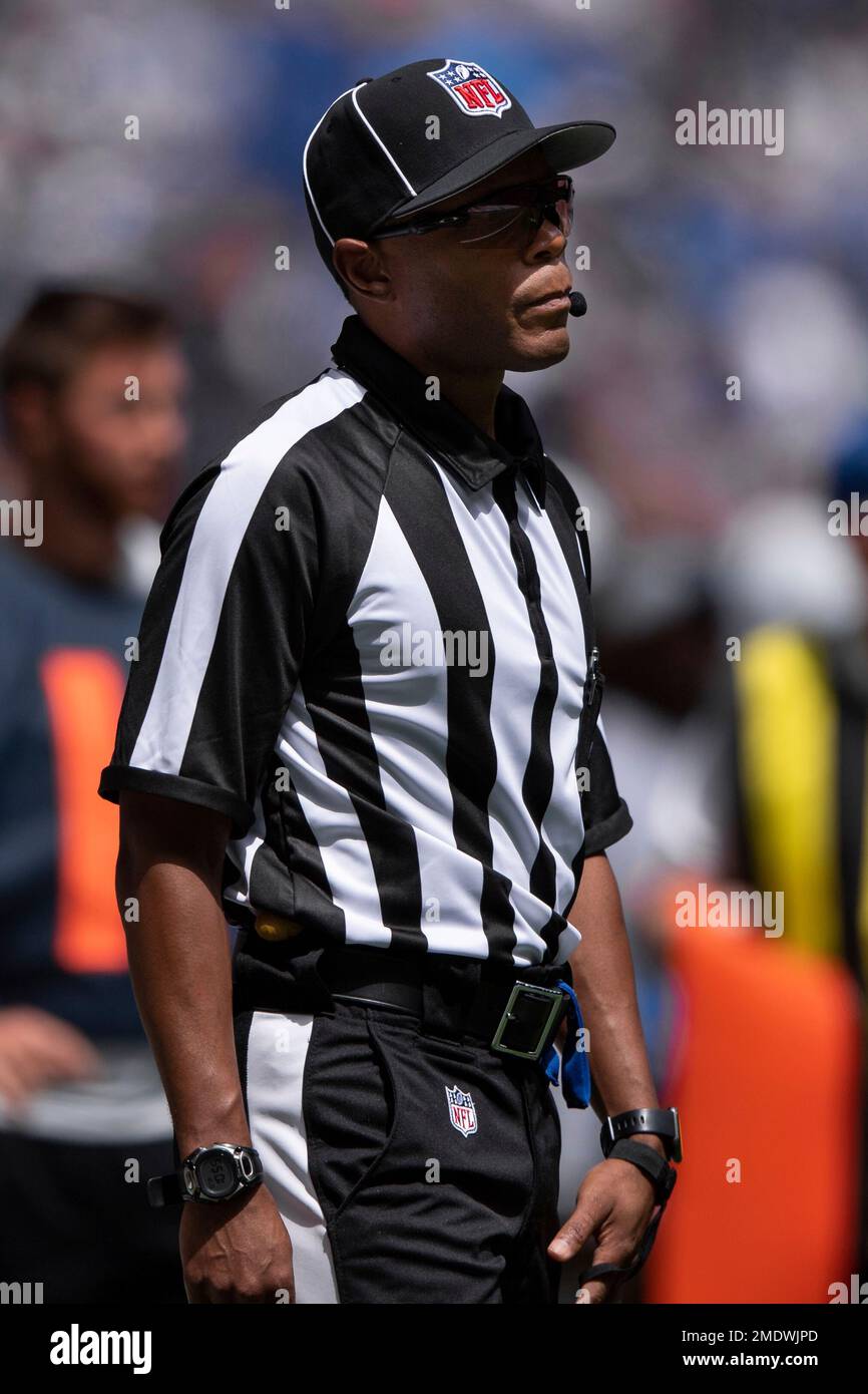 NFL field judge Jabir Walker (26) on the field during an NFL football ...