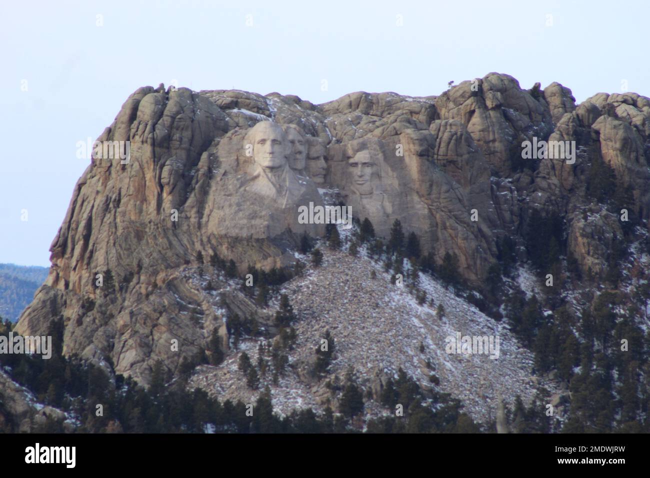 Distant View of Mount Rushmore in South Dakota Stock Photo - Alamy