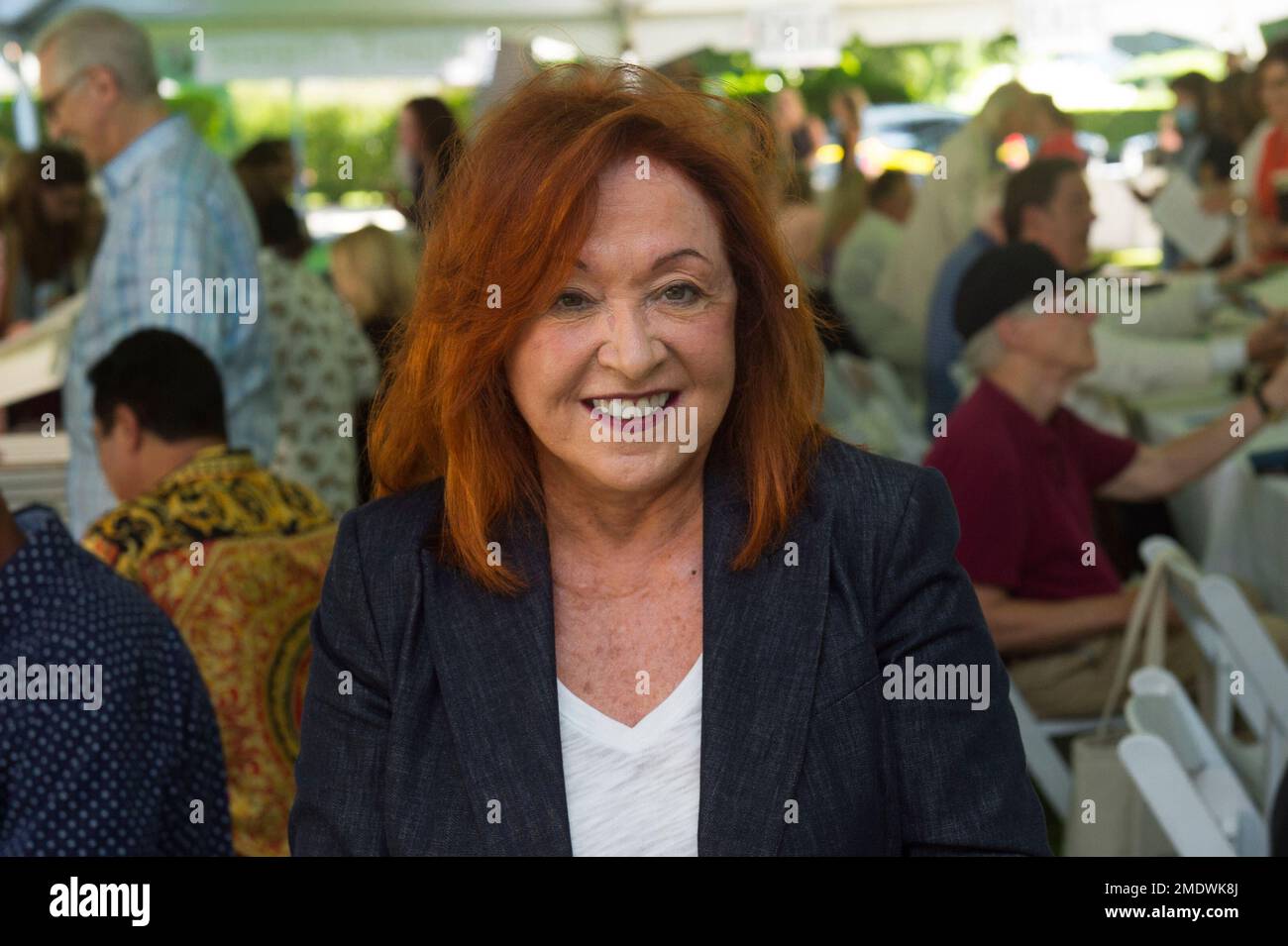 Author Alice Harris attends the East Hampton Library's Authors Night ...