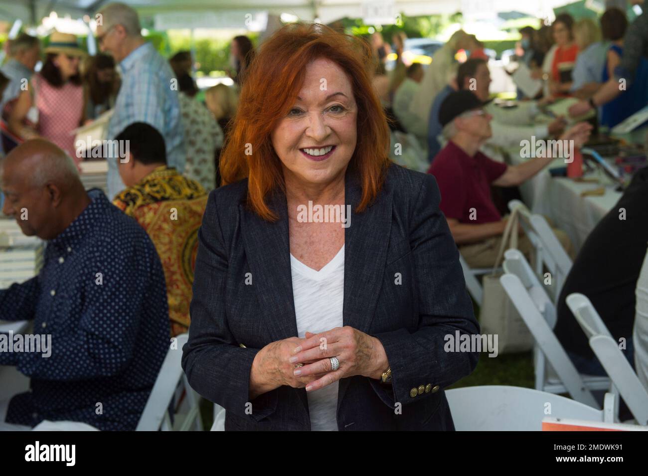 Author Alice Harris attends the East Hampton Library's Authors Night ...
