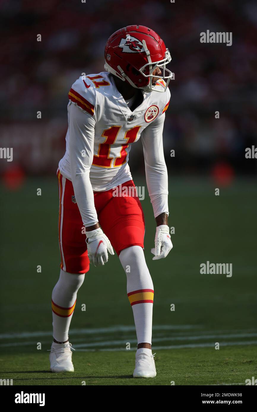 Kansas City Chiefs Demarcus Robinson (11) in action during an NFL ...