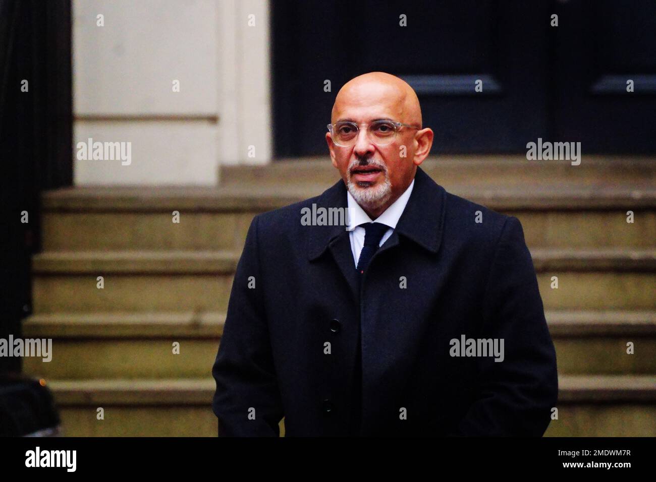 Former chancellor Nadhim Zahawi leaving the Conservative Party head ...