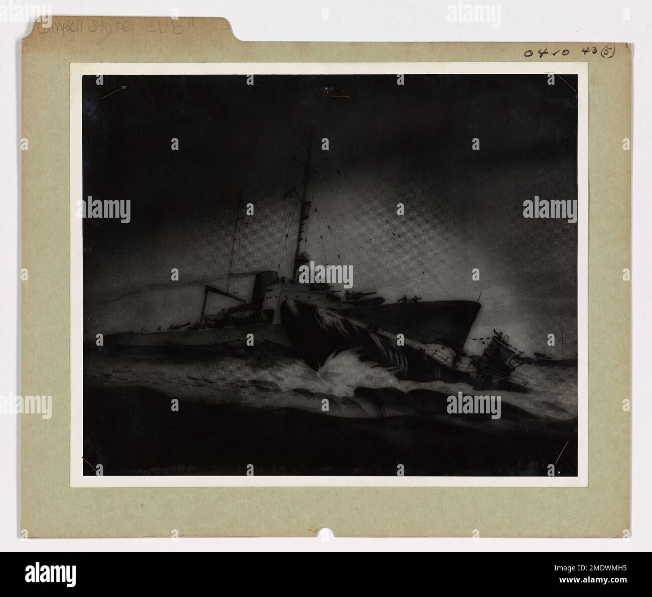 This image shows an artist's depiction of the U.S. Coast Guard Cutter ...