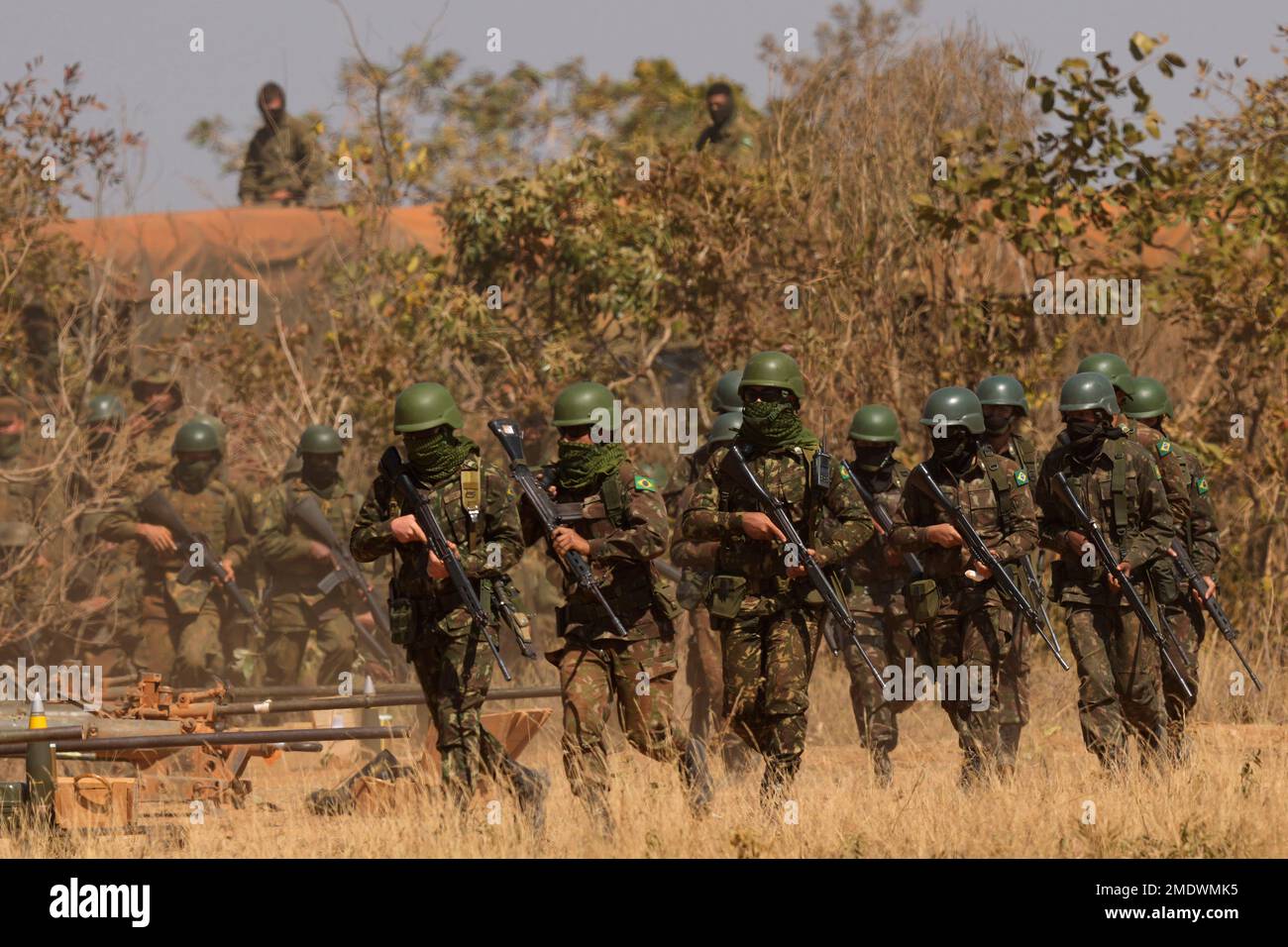Brazilian military take part in annual military exercises by the Navy ...