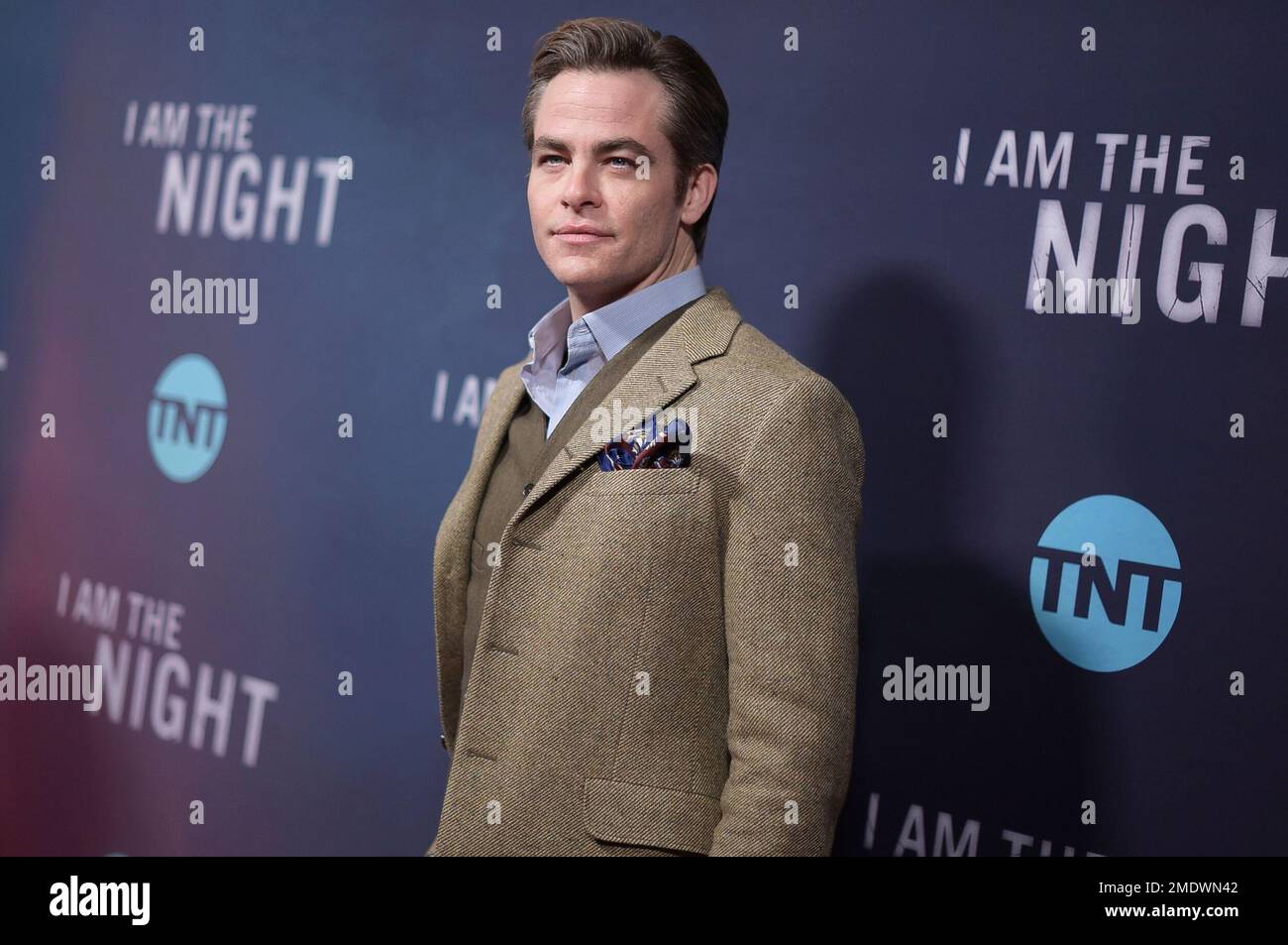 FILE - Chris Pine attends the Los Angeles premiere of "I Am the Night ...